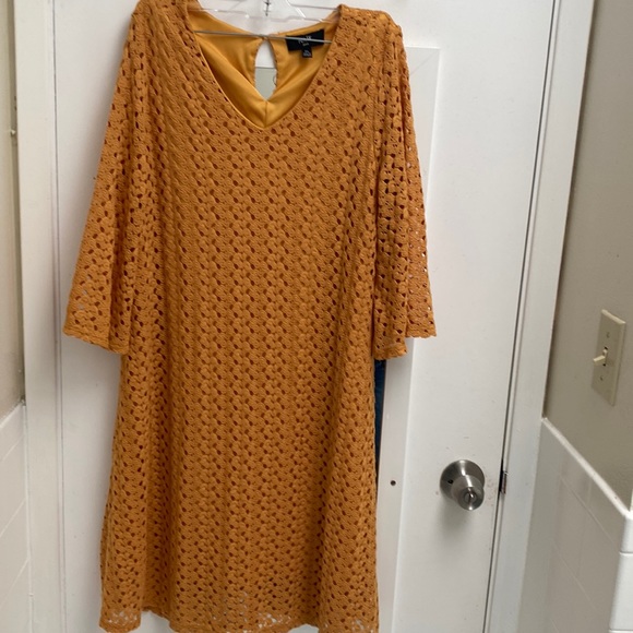 NAIF | Dresses | Naf Crochet Knit Midi Dress Size Pl | Poshmark